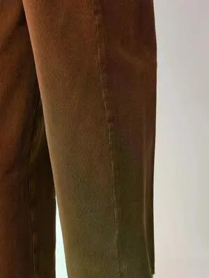 Incotex Corduroy Trousers With Raw Edge Hem