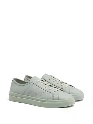 Santoni Double Buckle Low Top Sneakers