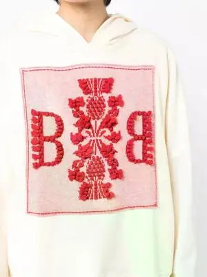 BARRIE Logo-patch Cotton Hoodie
