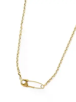 Emanuele Bicocchi Arabesque Pin Necklace In Sterling Silver
