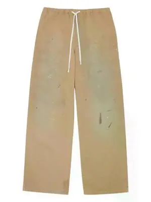 MAISON MARGIELA Drawstring Trousers With Paint Splatter Detail
