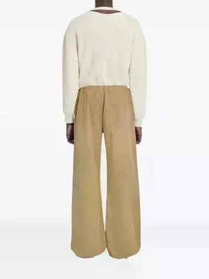 MAISON MARGIELA Drawstring Trousers With Paint Splatter Detail