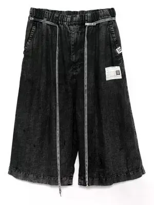 Mihara Yasuhiro Elasticated Drawstring Shorts - Black
