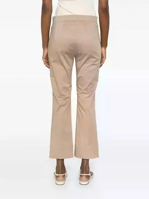 Max Mara Felice Cropped Flare Trousers - Brown