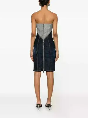 Dsquared2 Upside Denim Mini Dress