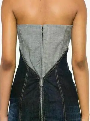 Dsquared2 Upside Denim Mini Dress