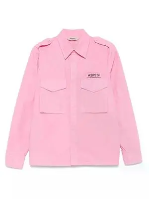 Aspesi Detachable-logo Shirt