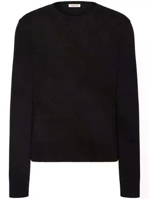 Valentino Garavani Toile Iconographe Wool Jumper - Black
