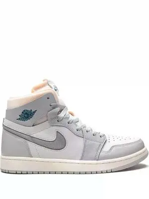 JORDAN 1 Zoom Cmft London High Top Sneakers - Grey