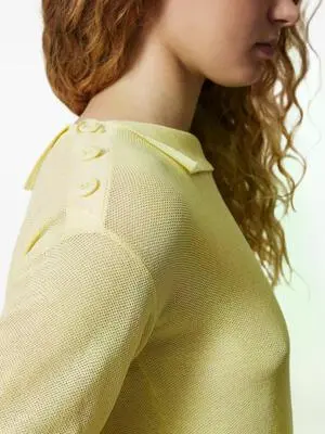 TWINSET Button-detail Short-sleeve Top