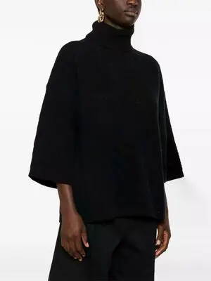 Fabiana Filippi Open-knit Roll Neck Sweater