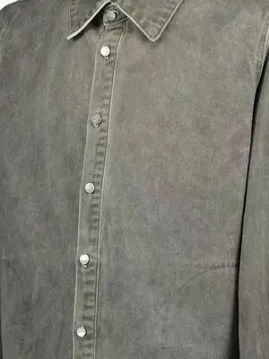 IRO PARIS Cotton Denim Shirt - Grey