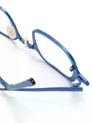MASAHIROMARUYAMA Square-frame Glasses - Blue