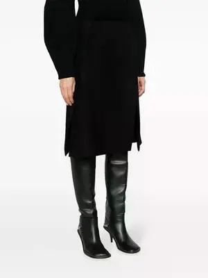 Stella McCartney Felted A-line Skirt With Front Slit