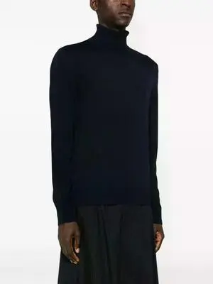 Dsquared2 Virgin Wool Logo-embroidered Roll-neck Jumper