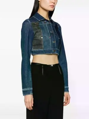 Moschino Cropped Denim Jacket