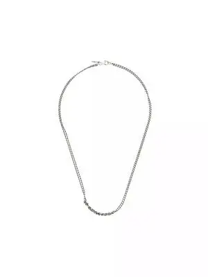 Emanuele Bicocchi Sterling Crochet Chain Necklace - Silver