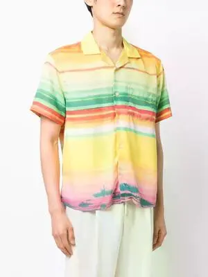 CORRIDOR Todos Santos Striped Shirt