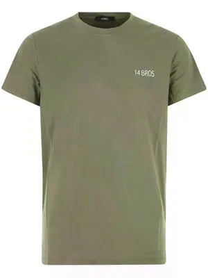 14BROS Logo-print T-shirt - Green
