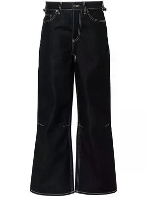 Fiorucci High-rise Straight-leg Jeans - Blue