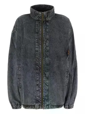 Y/project Denim Funnel Neck Jacket