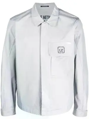 C.P. COMPANY Logo-print Shirt Jacket