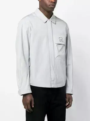 C.P. COMPANY Logo-print Shirt Jacket