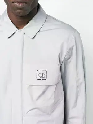 C.P. COMPANY Logo-print Shirt Jacket
