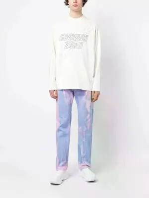 GROUND ZERO Graphic-print Long-sleeved T-shirt