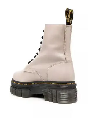 Dr. Martens Audrick Lux Leather Ankle Boots - Neutrals