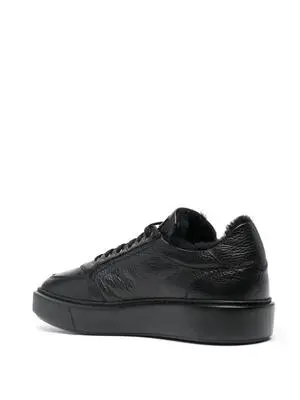Casadei Cervo Leather Sneakers - Black