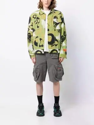 Heron Preston Cotton-blend Cargo Shorts