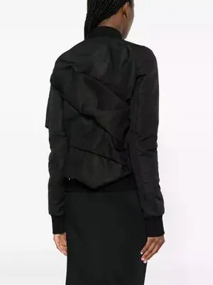 Rick Owens Ripple Draped Bomber Jacket
