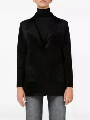 D.exterior Single-breasted Blazer