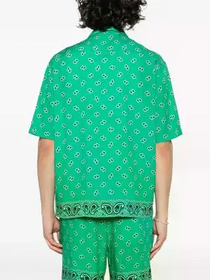 Palm Angels Paisley-print Poplin Shirt