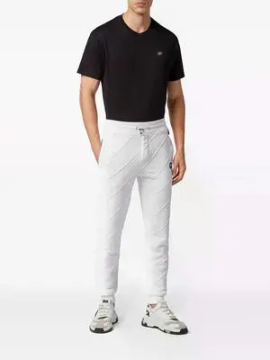 Philipp Plein Diamond-quilted Track Pants