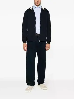 Boggi Milano Japanese Jersey Button-up Shirt - Blue