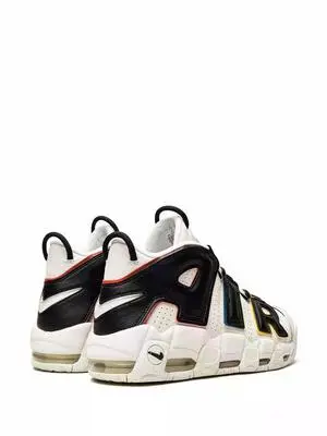 Nike More Uptempo Primary Colours Sneakers - White