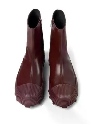 Camper Traktori Ankle Boots - Red