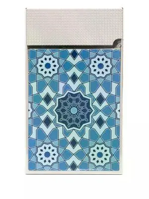 S.t. Dupont Patterned Lighter - Blue