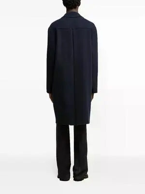 AMI Paris Single-breasted Felted Coat