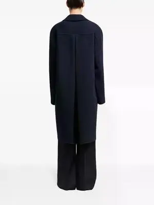 AMI Paris Single-breasted Felted Coat