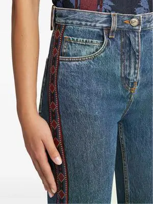 Etro Side-appliqué Jeans