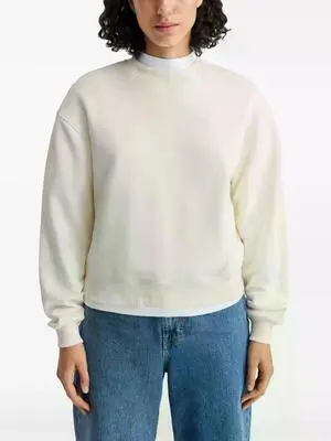 Axel Arigato Cruz Sweatshirt In Off-white Organic Cotton - Neutrals