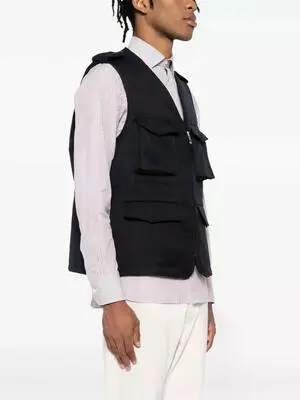 Caruso Padded Gilet - Blue