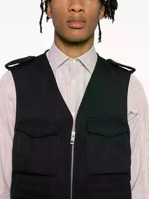 Caruso Padded Gilet - Blue