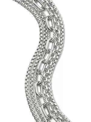 David Yurman Sterling Multi-row Chain Bracelet