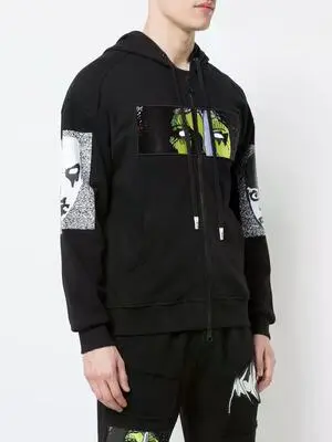 HACULLA. They're Here" Graphic Zip-up Hoodie