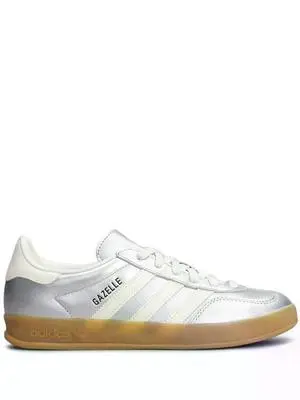 Adidas Gazelle Indoor Leather Sneakers - Silver
