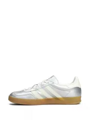 Adidas Gazelle Indoor Leather Sneakers - Silver